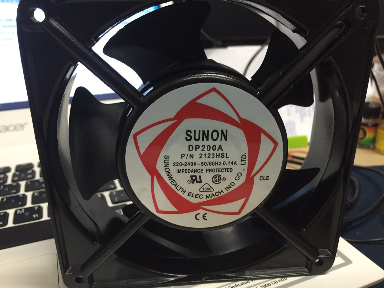 SUNON DP200A | Battery Lithium